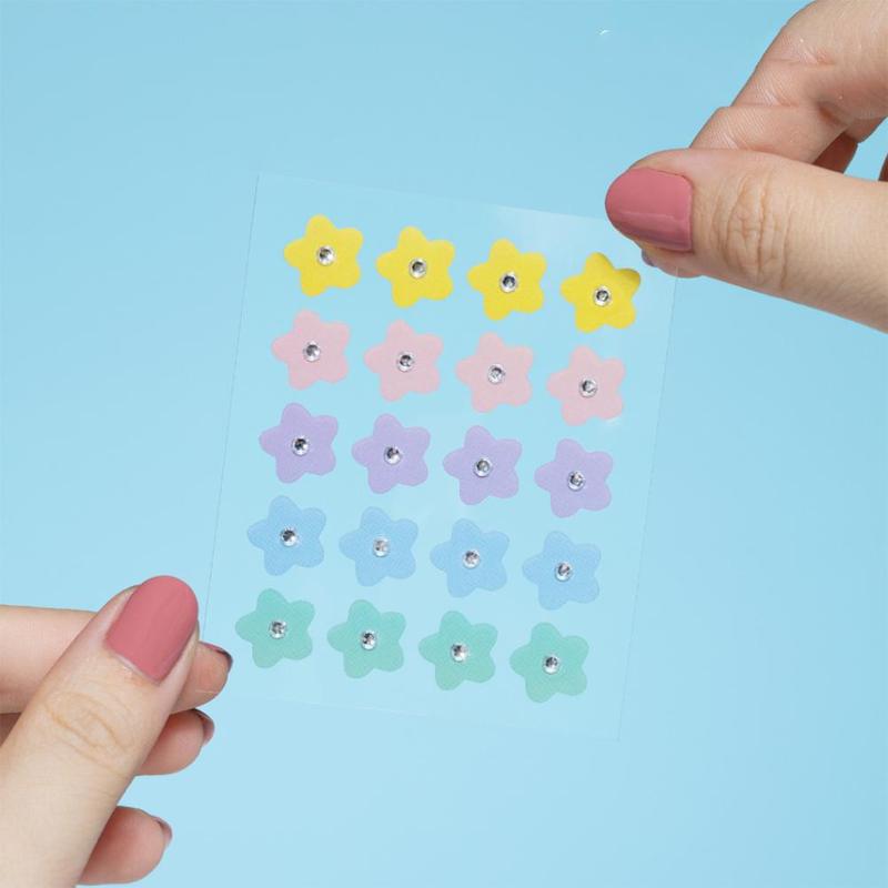 Beauty Patch Pastel Petals Colourful Flower Pimple Patches Cute ...