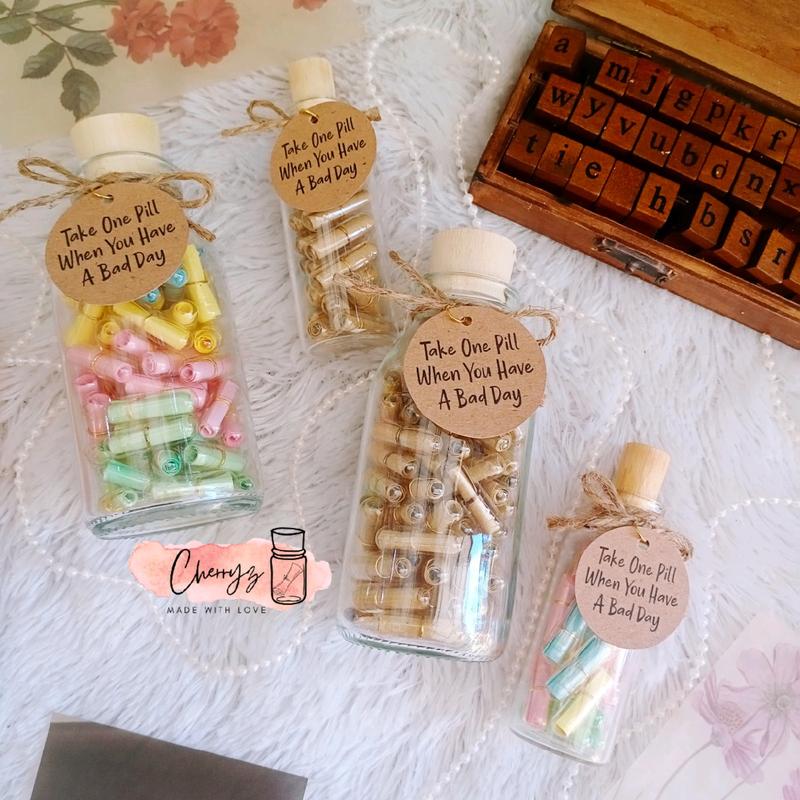 DIY hadiah unik capsule letters/capsule messages/capsule love, - Shop | Tokopedia