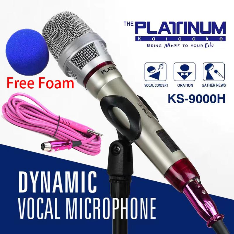 PLATINUM dynamic microphone professional wired microphone KS-9000H ...