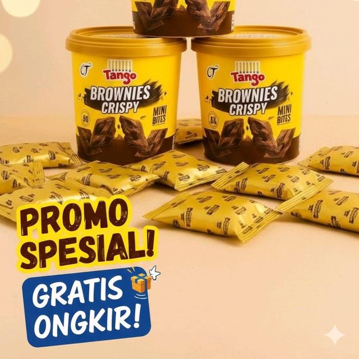 Jual Tango Brownies Crispy Toples Lebih Renyah Mini Bites Promo Spesial ...