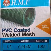 Jual H.M.I Kawat Loket Hijau PVC 1/2" Ram Kawat Hijau Kawat Ayam Ukuran ...