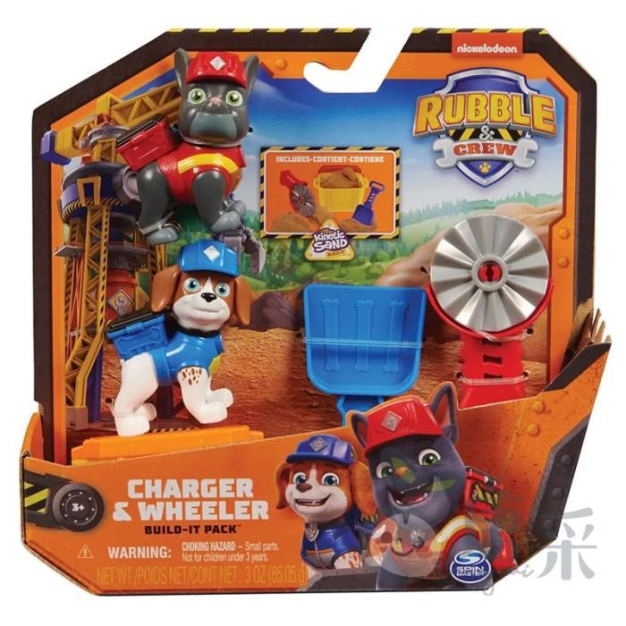 Promo Mainan Paw Patrol Rubble & Crew Figure Build-IT Pack Toy - Rubble ...