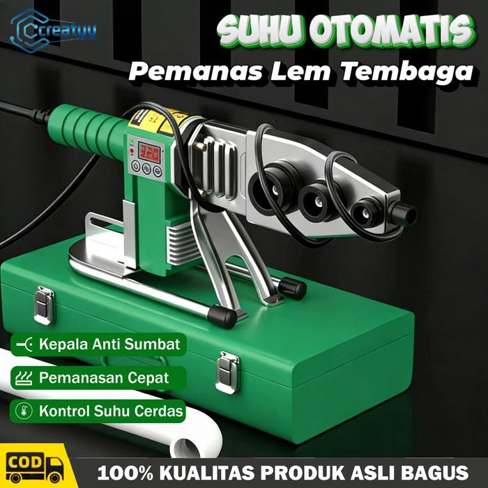 Promo Victool Pemanas Pipa Mesin Las PPR Heater Pipe Welding Pemanas ...