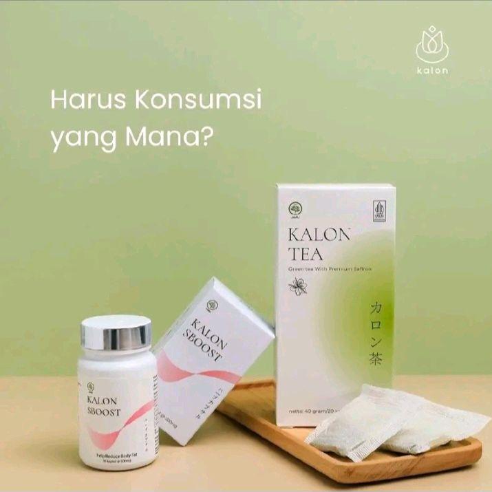 [ PAKET SPECIAL BUNDLING ] Kalon Tea Hijau Premium Saffron isi 20 ...