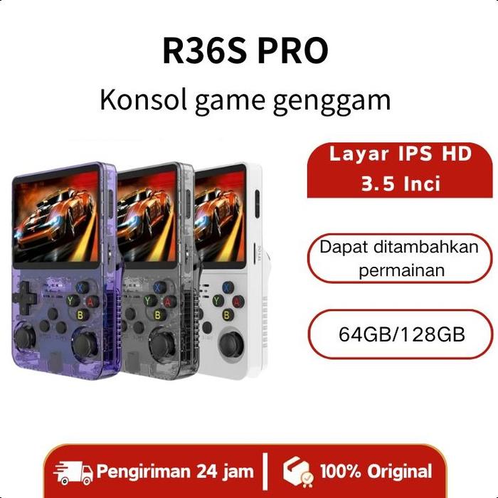 Promo 【COD】 R36S Retro Game PSP Handheld Gamebot Multi Console Gameboy ...
