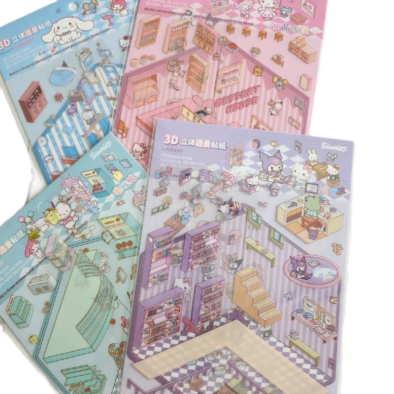 Sanrio 3D Puzzle Sticker Version 2 Fun Activity Therapeutic Hobby ...