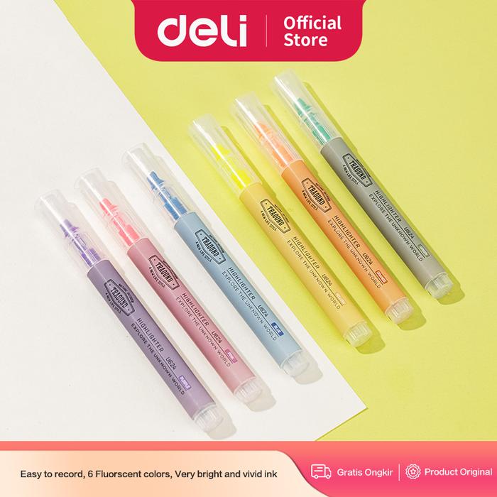 Promo Deli Penanda / Highlighter 3.5mm EU624 - Kab. Tangerang - Deli ...