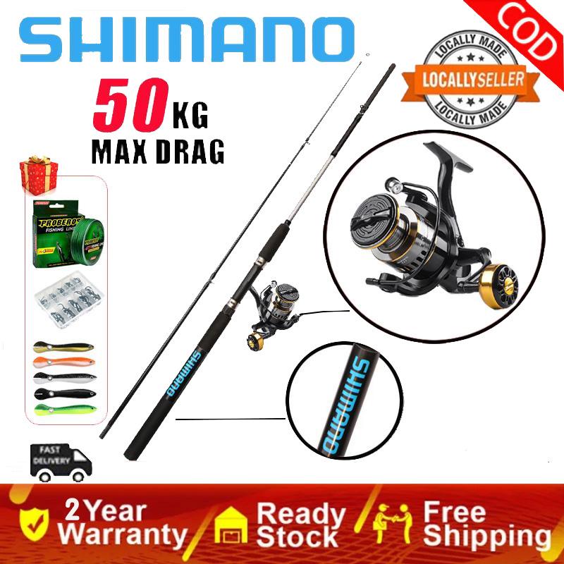 SHIMANO Reel Fishing Rod Set Barang Mancing Set Fishing Comb - TikTok ...