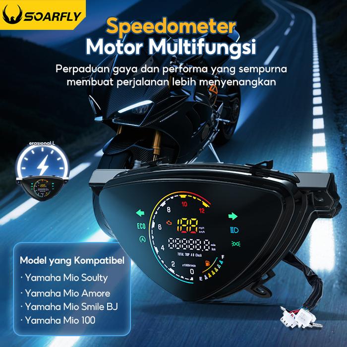 Jual 【COD】Speedometer Mio Digital Spidometer Mio Sporty / Mio Smile ...