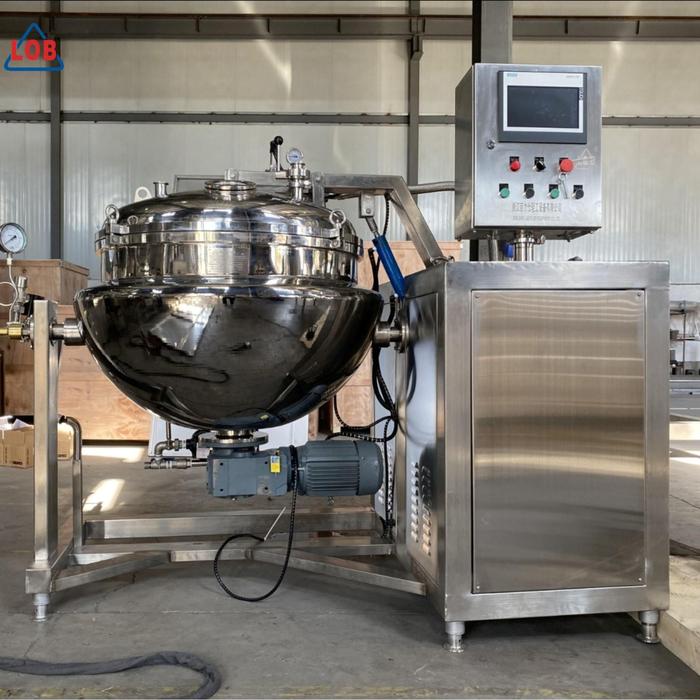 Jual Vacuum Cooking Pot 50L Stainless Steel | Mesin Masak Syrup Coklat ...