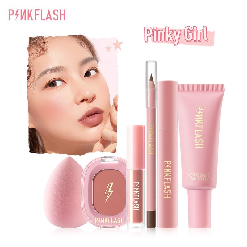 PINKFLASH Make up Sets gift set bundle Oil control liquid Foundation ...