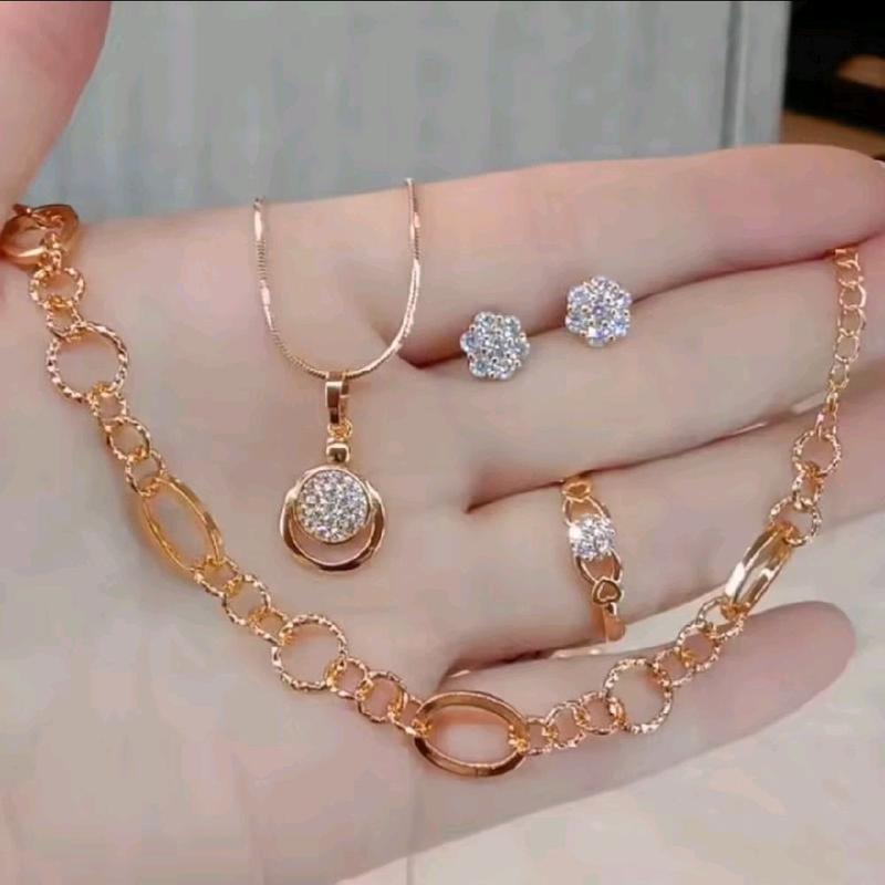 SET PERHIASAN WANITA MEWAH DAN ELEGAN TERBARU 2025 - Shop | Tokopedia