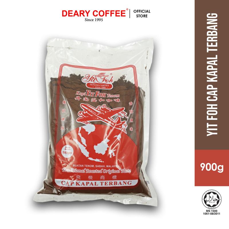 Tenom Yit Foh cap kapal terbang Serbuk Kopi - Halus (900gm) - TikTok ...