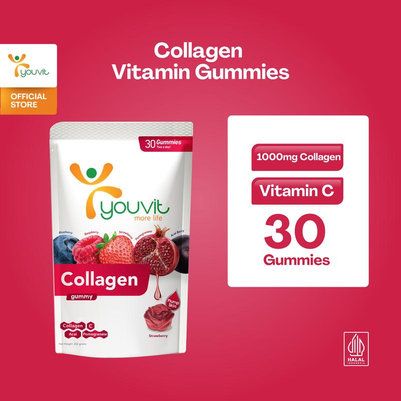 Youvit Collagen Gummies 2 Weeks (30 pcs) with Collagen Peptide - TikTok ...