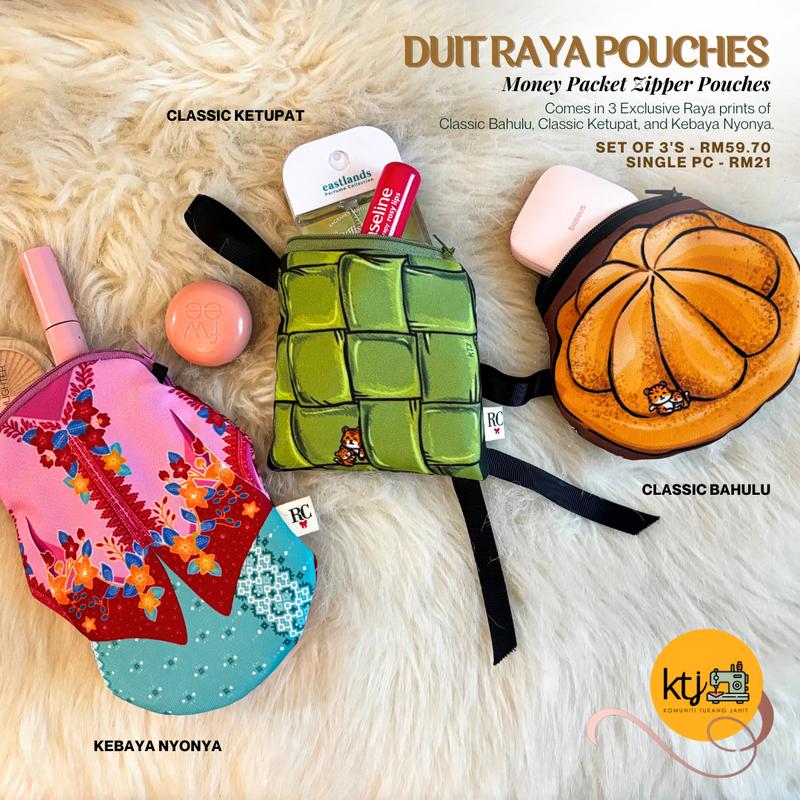 KTJ Sinaran Raya Collection: Duit Raya Zipper Pouch | Single - TikTok Shop Malaysia