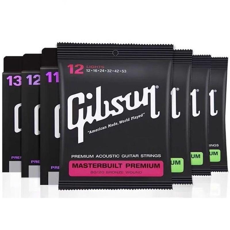 Tali Gitar Gibson, Siri SAg, 1 Set, Gangsa, Bunyi Baik, Sesuai untuk ...