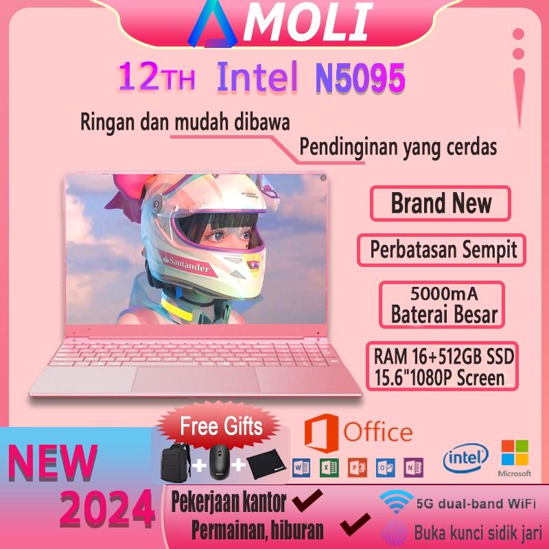 AMOLI Laptop baru 15.6'' RAM 16+512GB SSD Intel N5095,Win11 - Shop ...