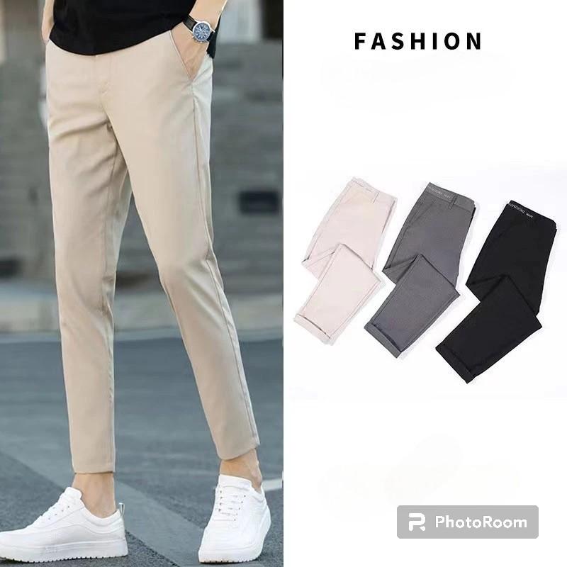 [SIZE 28-38]seluar Slack Lelaki Cotton Slim Fit Straight Cut - TikTok ...