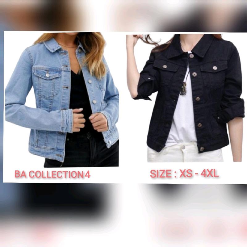 (Ready Stocks)High Quality Women’s Jacket Kain Solid Denim Jeans[Size ...