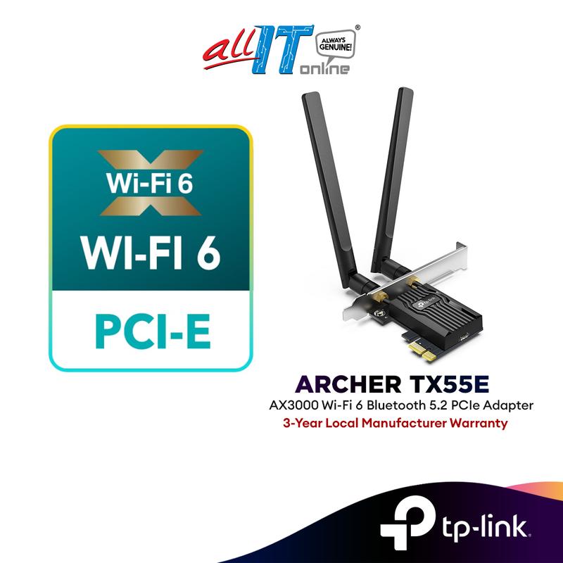 TP-Link Archer TX55E AX3000 WiFi 6 Bluetooth 5.2 PCIe Wireless - TikTok ...