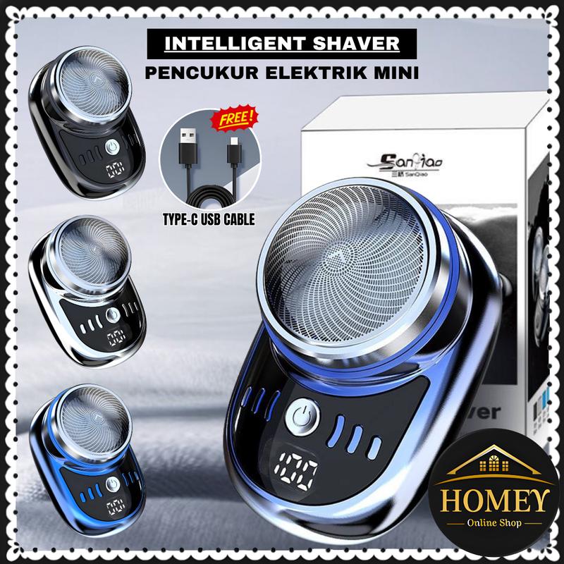 Mini Intelligent Shaver Mens Electric Trimmer Face Razor Min - TikTok ...
