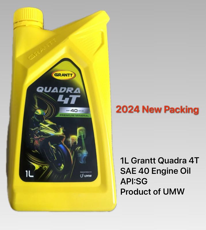1 Liiter GRANTT QUADRA 4T SAE 40 MOTORCYCLE ENGINE OIL. API: - TikTok ...