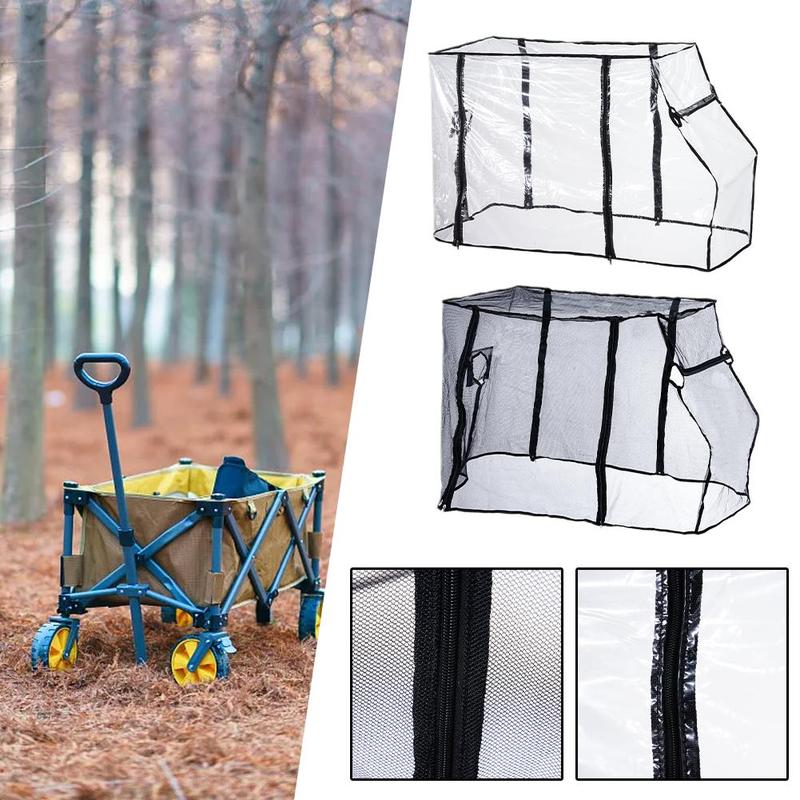 Folding Handcart Rain Cover Waterproof Windproof Easy To Connect ...