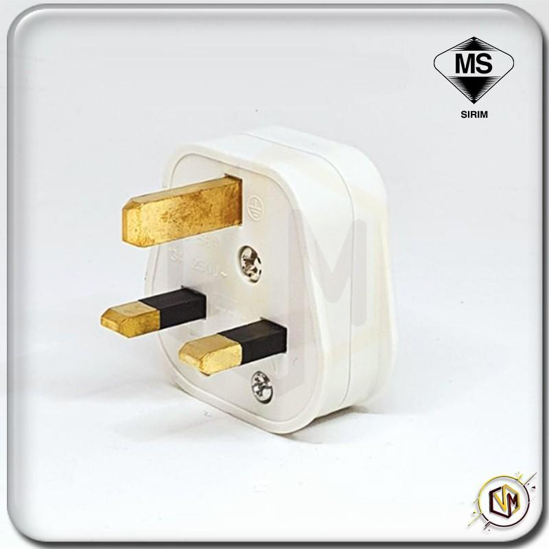 13A Kepala Plug Top 3 Pin Socket Plugtop Suis Electric Induction ...