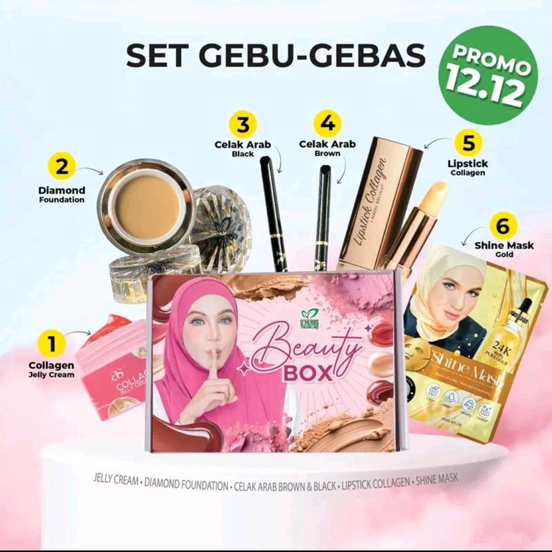 DHERBS SET KOMESTIK GEBU GEBAS COMBO SET 6 DALAM 1 JIMAT DHERBS - TikTok Shop Malaysia