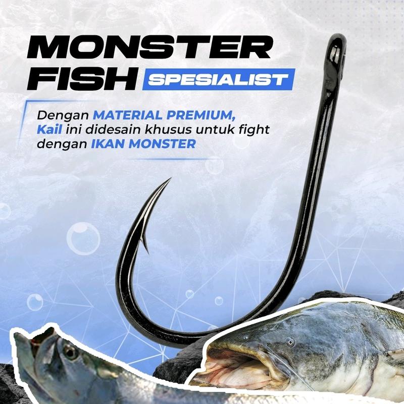 Mata Kail Hemus Octopus 1/0, 2/0, 3/0, 4/0, 5/0, 6/0 (Japan Product ...