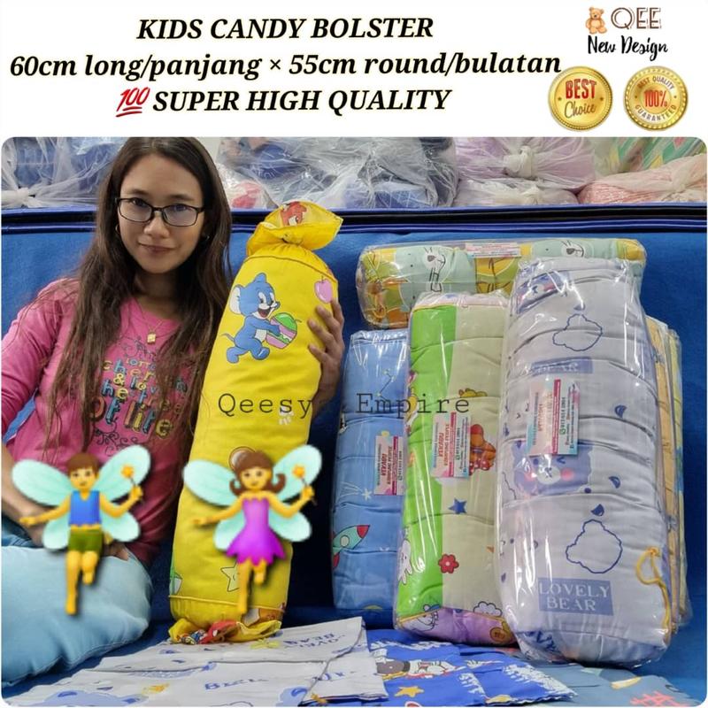 QEE KIDS CANDY BOLSTER BANTAL PELUK KANAK KANAK HIGH QUALITY - TikTok ...