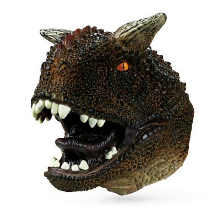 Hi Quality Dinosaurus Head Kepala Dino Carnotaurus Hand Puppet - Shop ...
