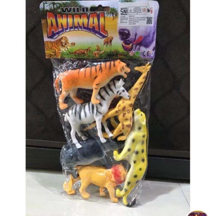 Mainan Binatang Karet Wild Animal mainan edukatif - Shop | Tokopedia