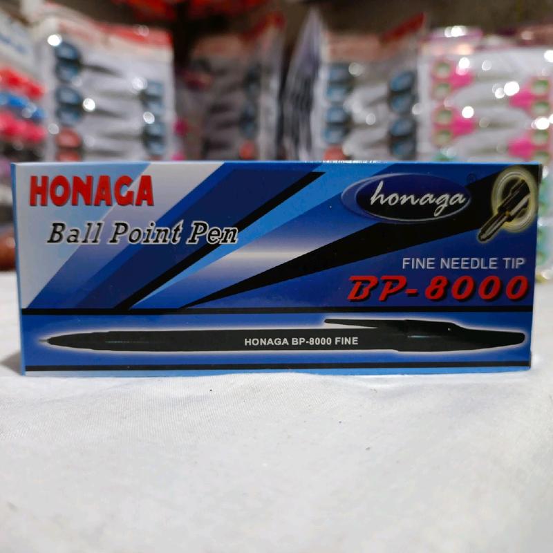 Pulpen/BallPoint Pen Honaga Bp-8000 Black - Per box isi 12 pcs ...