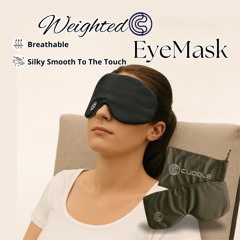 Cuddle Weighted Eye Mask/ Eye Mask For Travel/ Weighted Eyemask ...