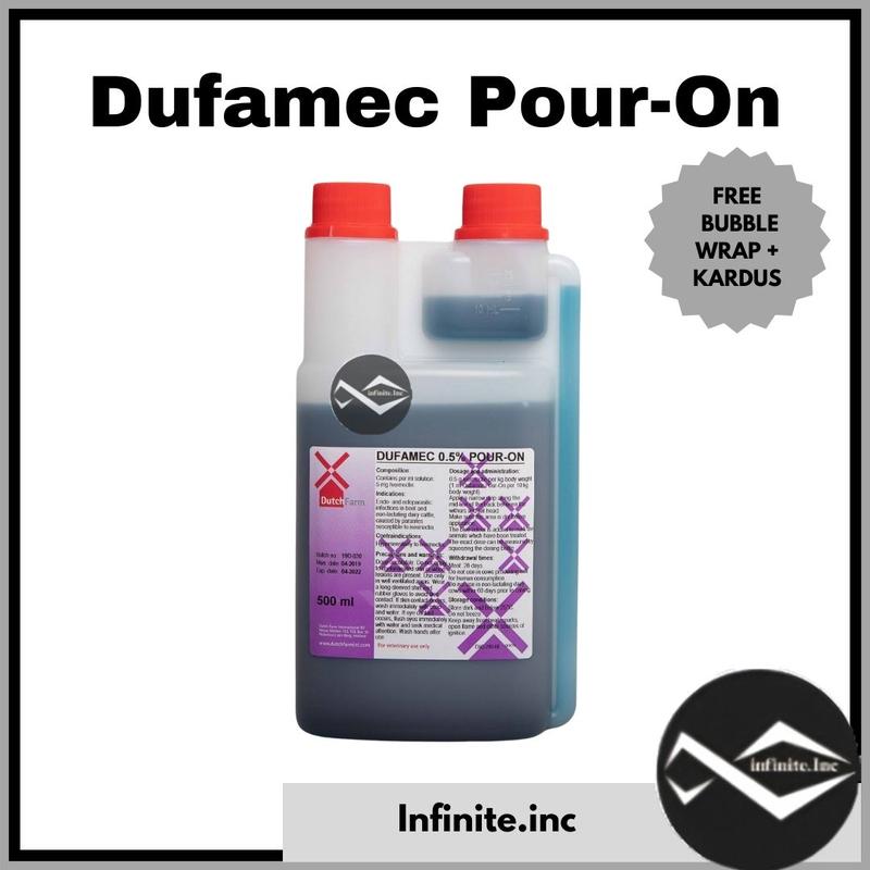 Dufamec 0,5% Pour On 500 Ml (I Ver Mec Tin Pour On) Obat Kut - Shop ...