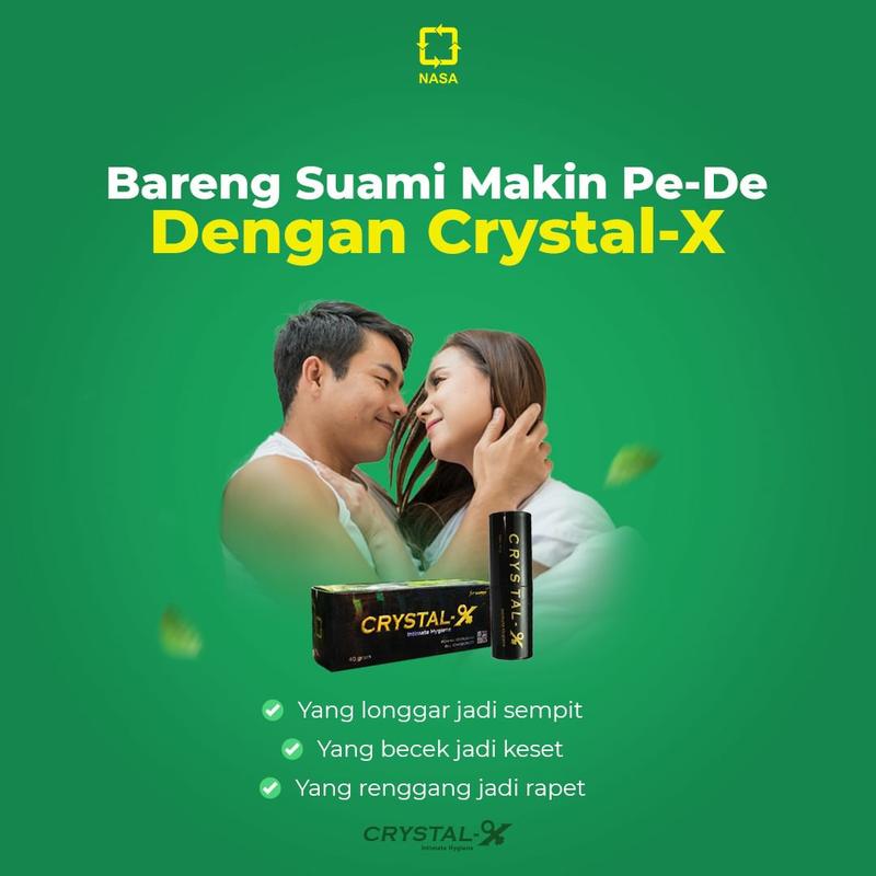 CRYSTAL X NASA INTIMATE HYGIENE 100% Original Ncx Nasa Cristal X ...