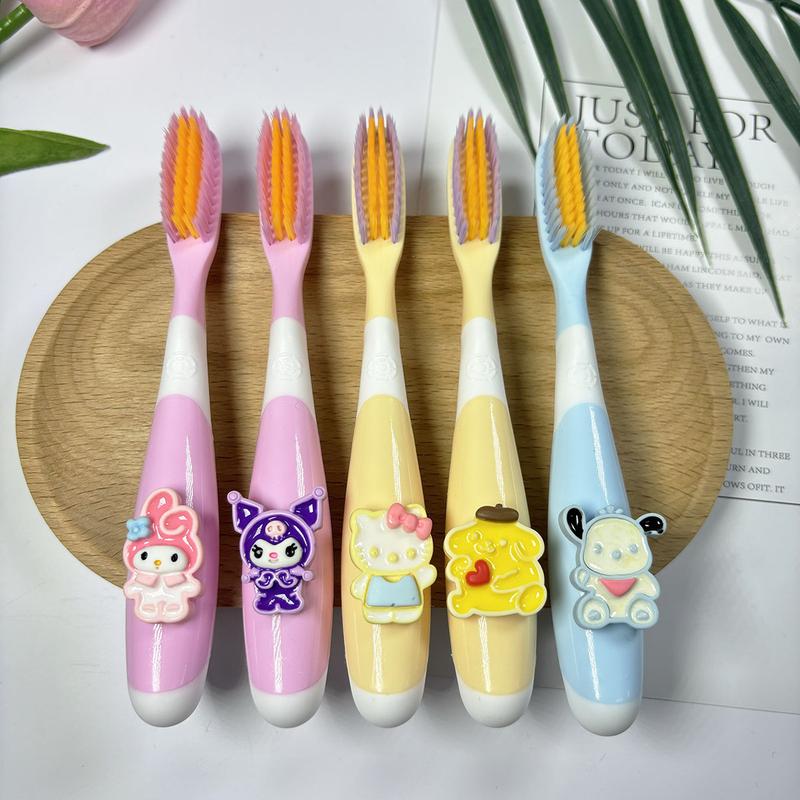 Sanrio Children's Wide Head Toothbrush Super fine soft bristles ...