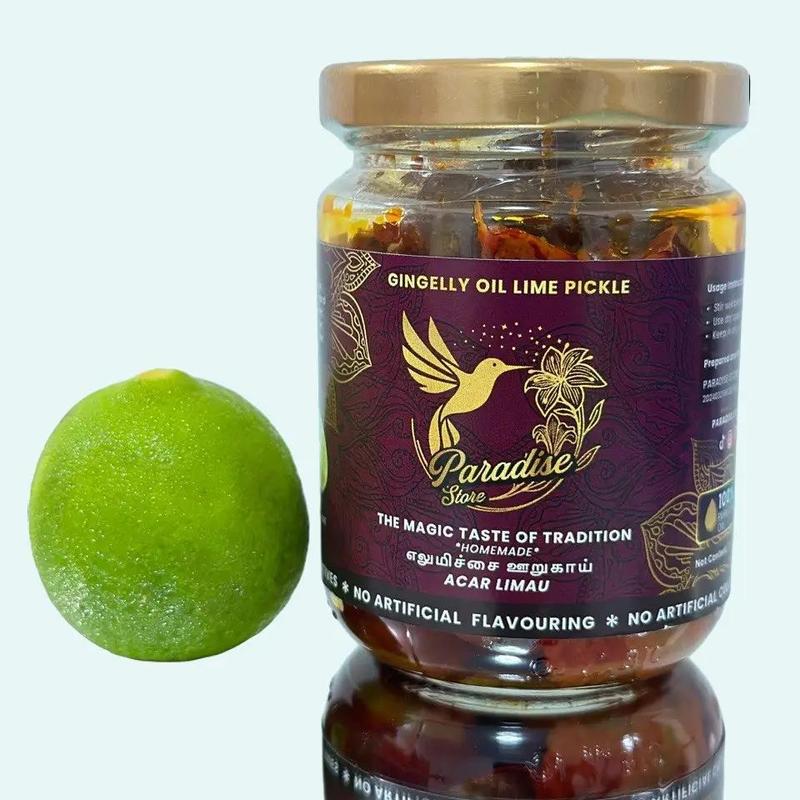Homemade Lime Pickle with 100% Pure Gingelly Oil - The Magic - TikTok ...