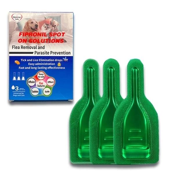 【Buy3 get 1 free】Fipronil Spot On Drop Flea Ticks Treatment for ...