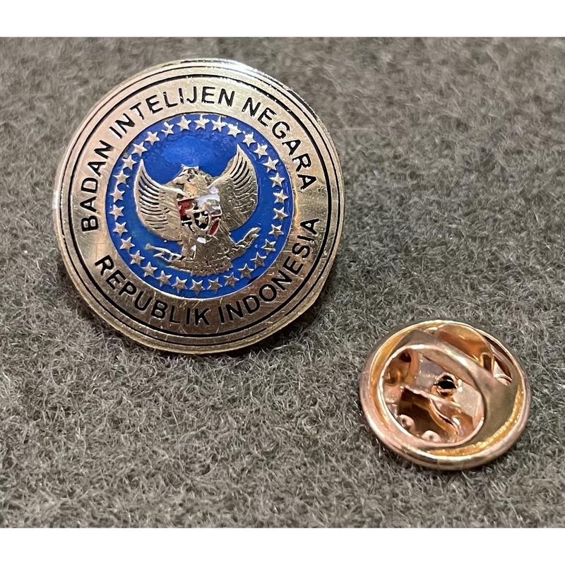 Pin Kerah BIN Biru - Lencana Kerah BIN - Pin BIN Kerah Biru - Shop ...