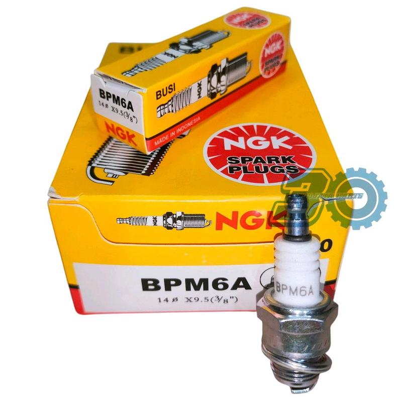 (GROSIR 10 PCS) Busi NGK BPM6A Pendek - Mesin Potong Rumput, Gergaji ...