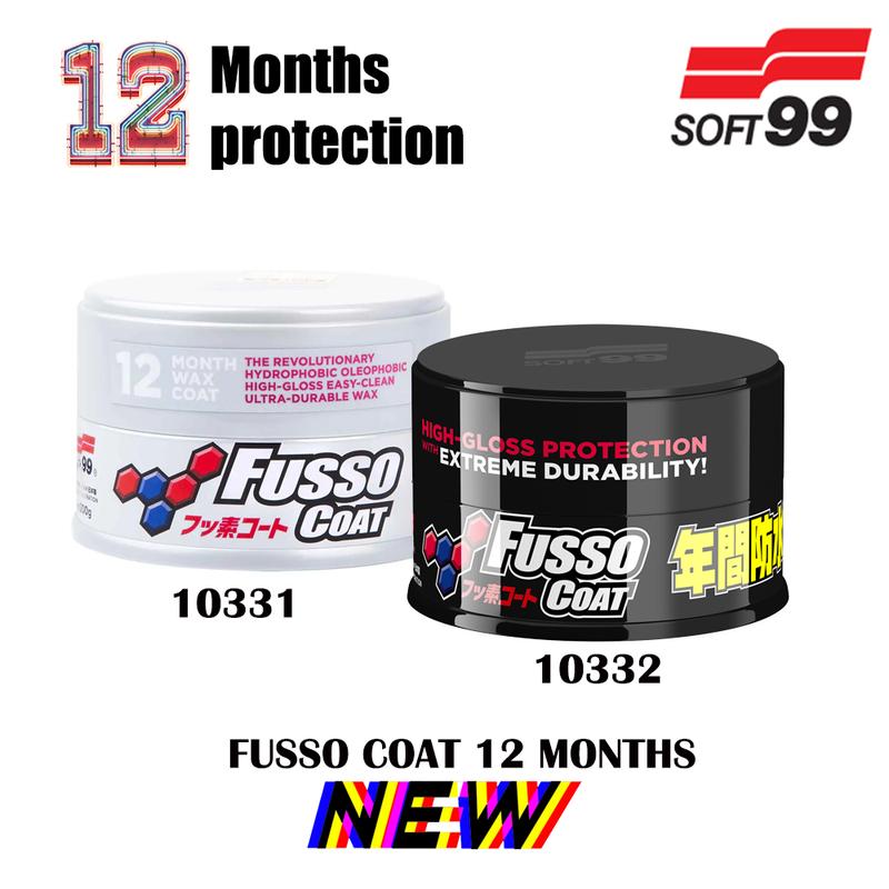 (New Formula) Soft 99 Fusso Coat 12 Month - White/Black - TikTok Shop ...