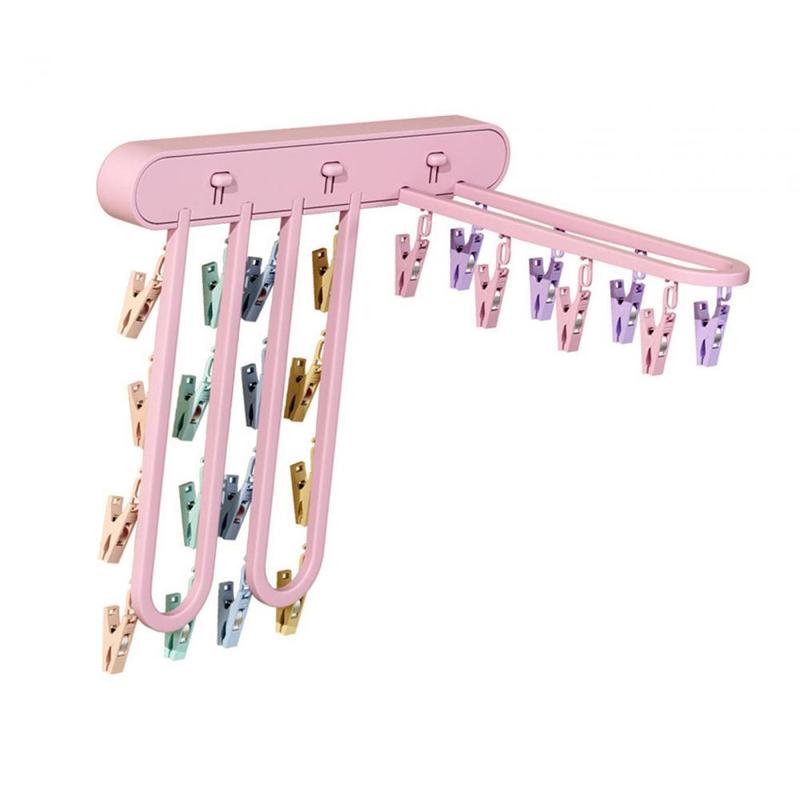 Socks Hanger Organization Collapsible with 24 Clips for Scar - TikTok ...