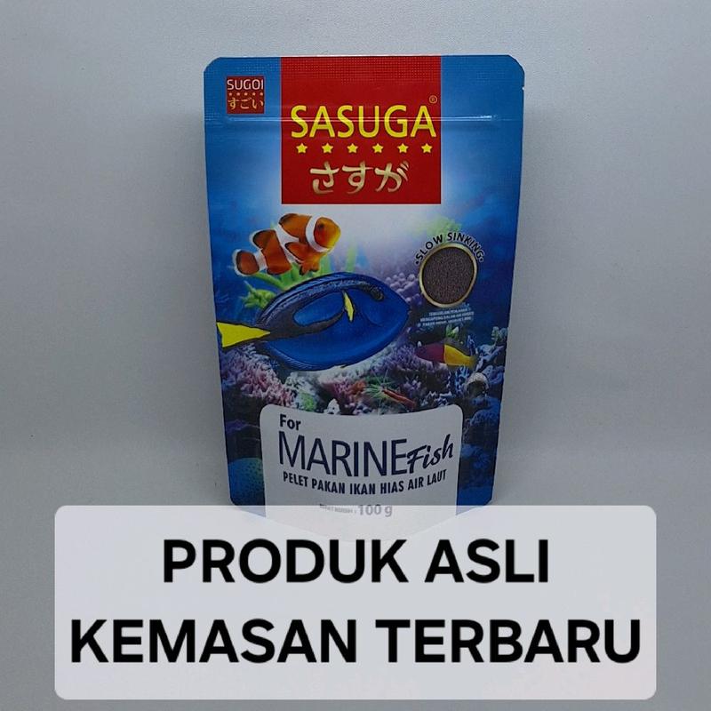 pelet pakan ikan laut SASUGA MARINE 100g sinking tenggelam - Shop ...