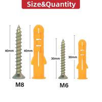 Jual Skrup Ekspansi Fiser S6 M6x30mm M8x40mm Set Skrup Expansion Screw ...