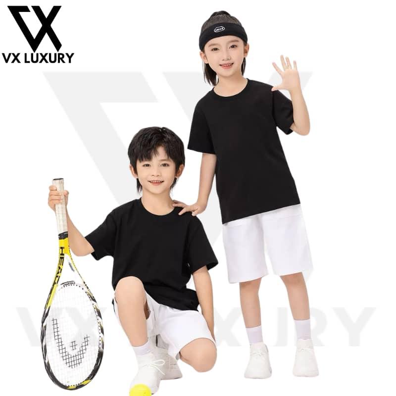 Baju T-Shirt Kanak-Kanak Unisex Baju Sekolah Baju Sukan Microfiber ...
