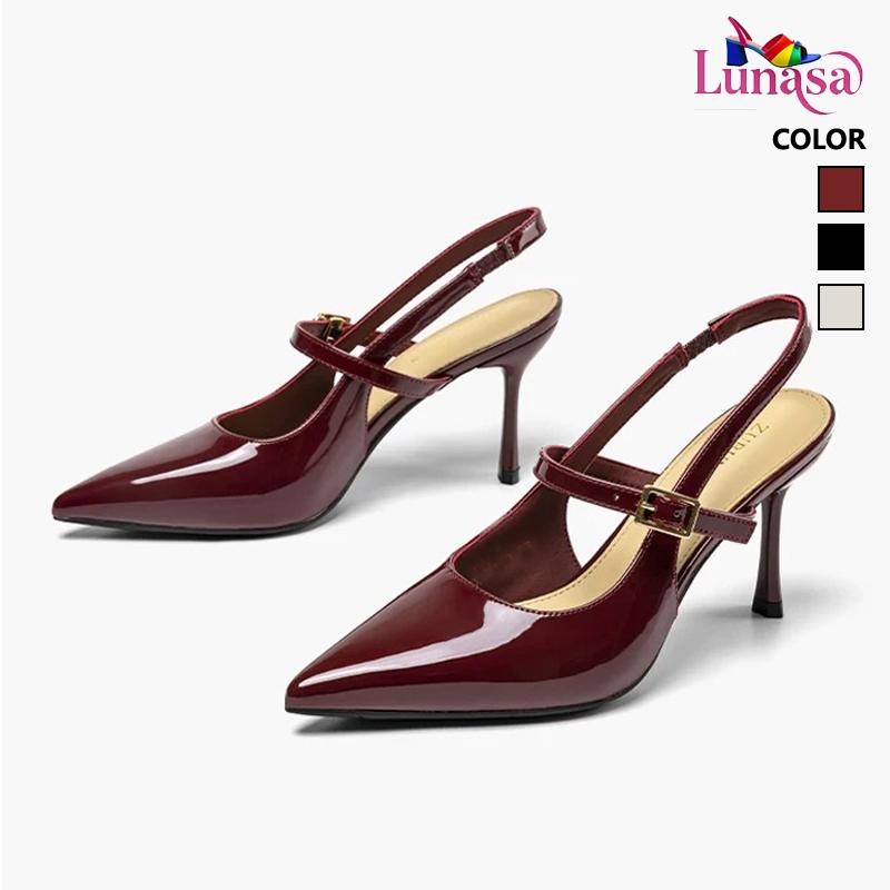 Korean High Heels Pointed Sandals Fashion Cone High Heels Leather ...