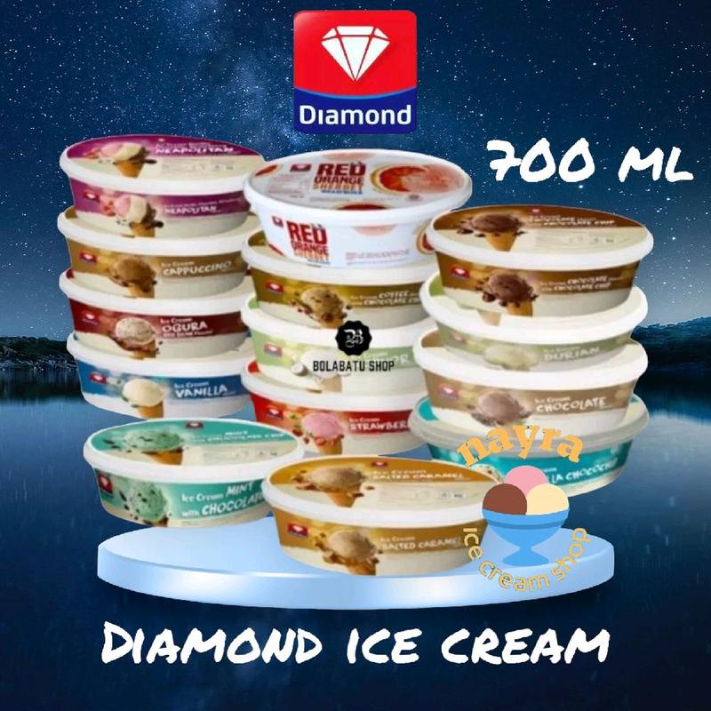 Diamond ice cream 700 ml ( all varian ) - Shop | Tokopedia
