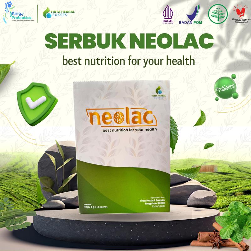 Bioth Neolac Original Probiotik Serbuk Sachet 14x8g BPOM Membantu ...
